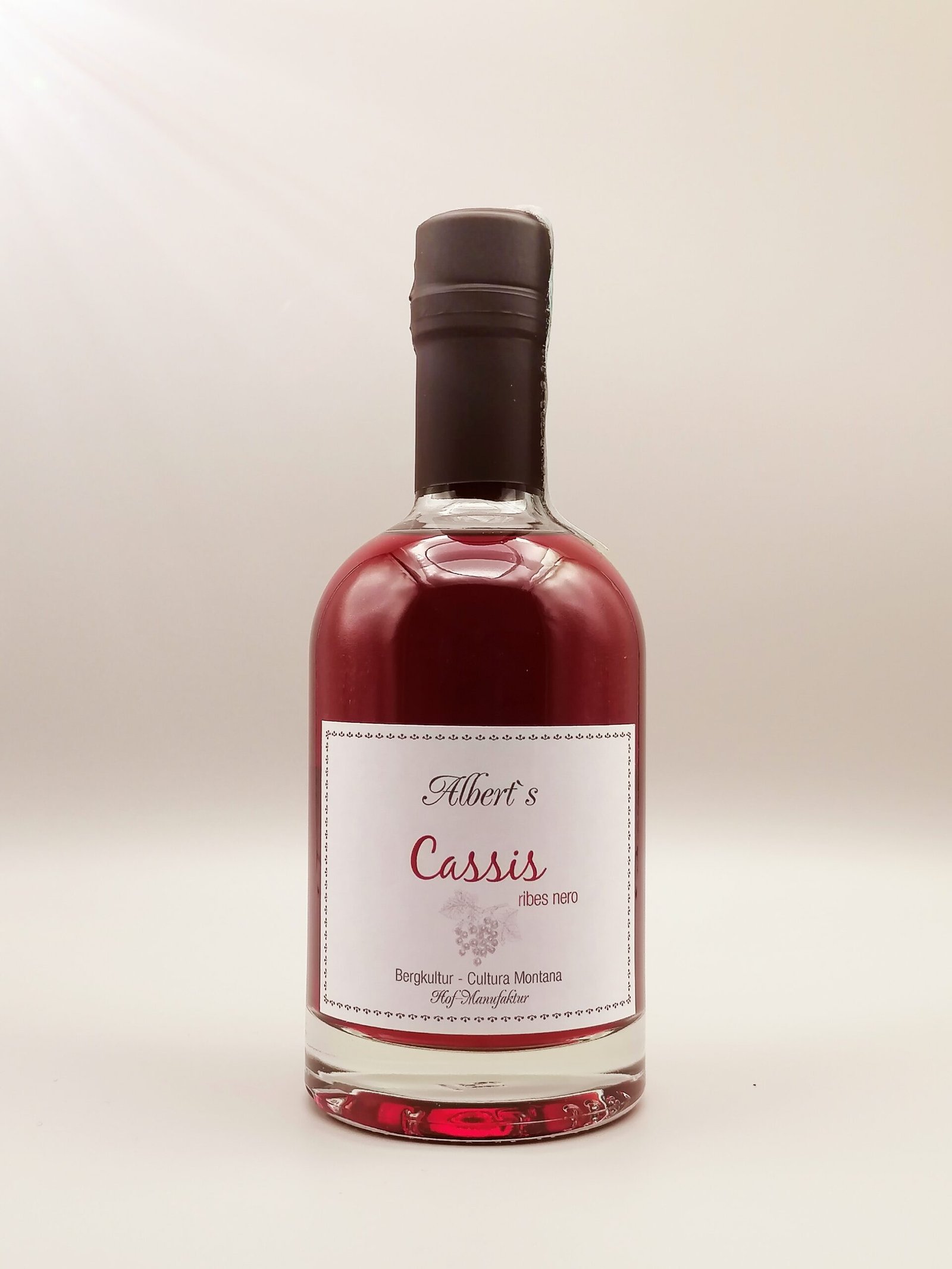 Cassis - schwarze Johannisbeere 24 % 350 ml - Regiohof
